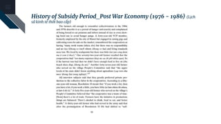 An analysis of Vietnam's subsidy period | PPTX