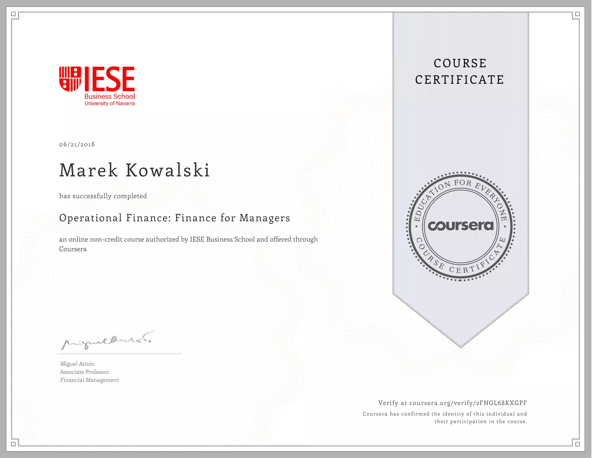 Operational Finance: Finance for Managers | PDF