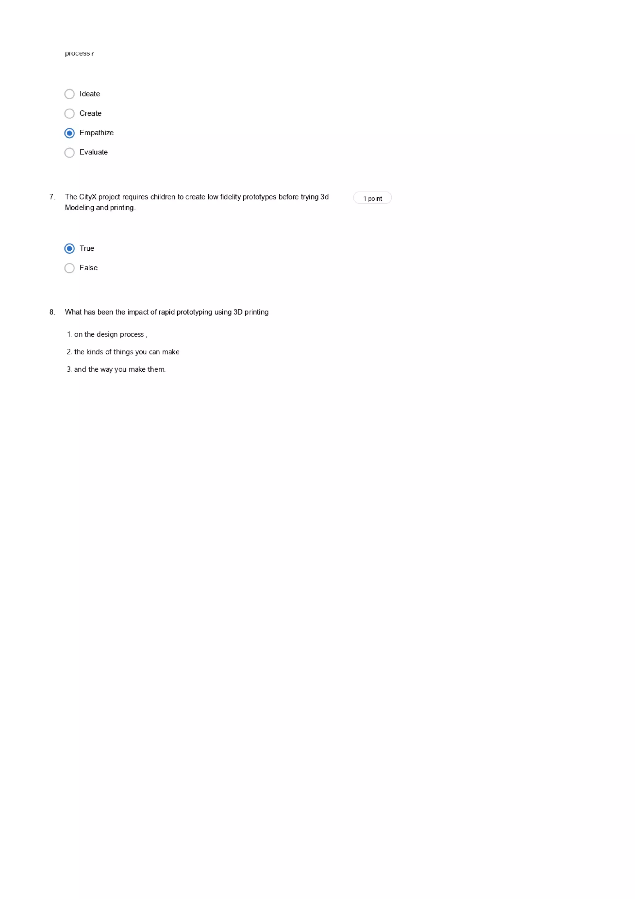COURSERA 3D PRINTING APPLICATIONS QUESTIONS AND ANSWERS | PDF