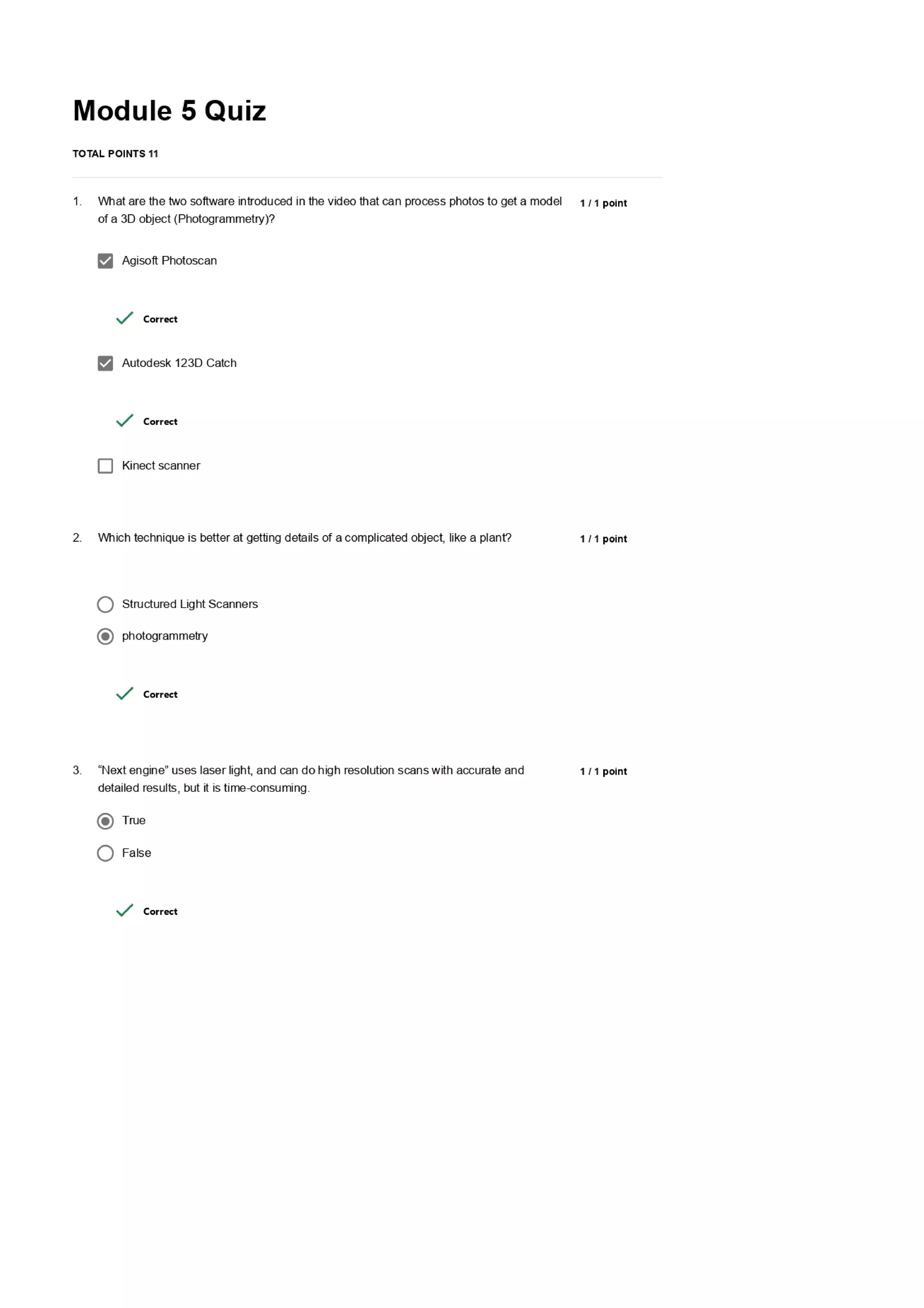 Coursera 3D Printing Software Questions and Answers | PDF