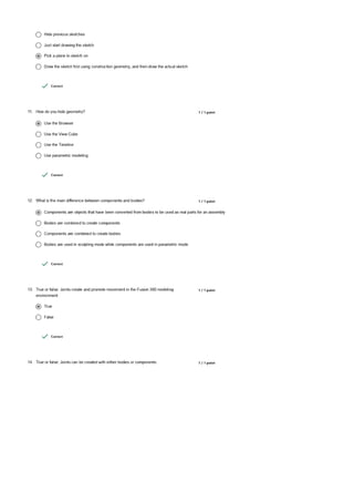 Coursera 3D Printing Software Questions and Answers | PDF