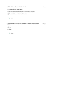 Coursera 3D Printing Software Questions and Answers | PDF