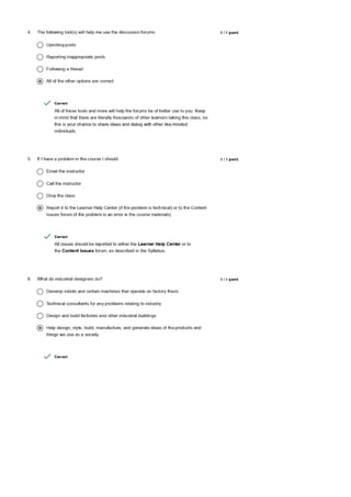 Coursera 3D Printing Software Questions and Answers | PDF