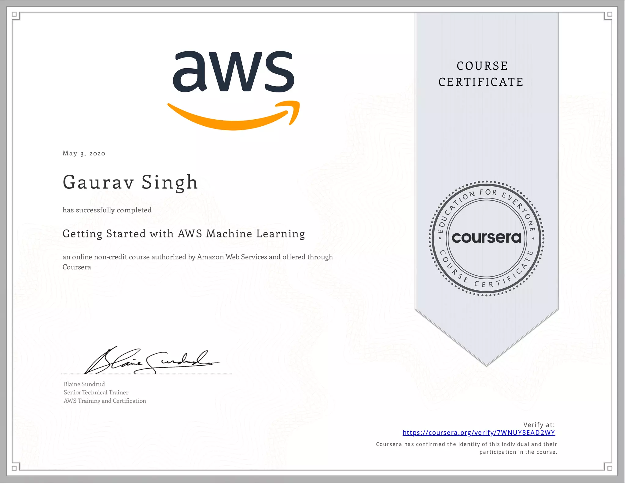 AWS Machine Learning | PPT