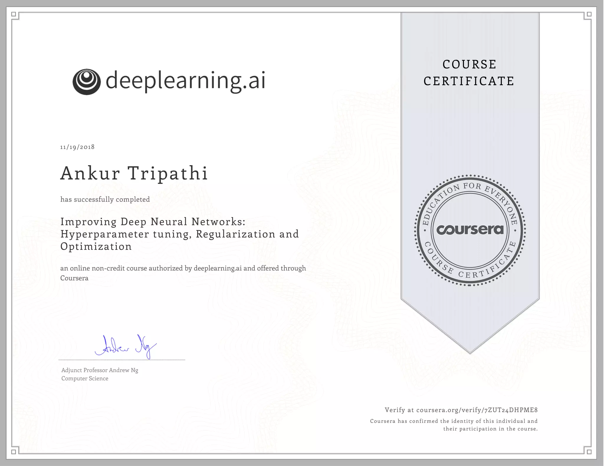 Improving Deep Neural Networks: Hyperparameter tuning, Regularization and Optimization | PDF