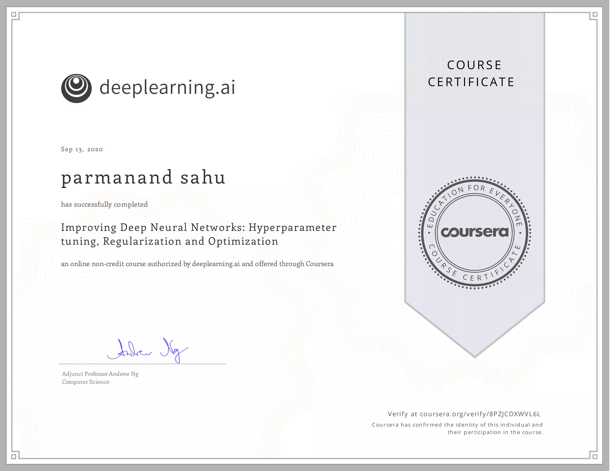 Coursera Improving Deep Neural Networks | PDF | Technology Industry | Industries