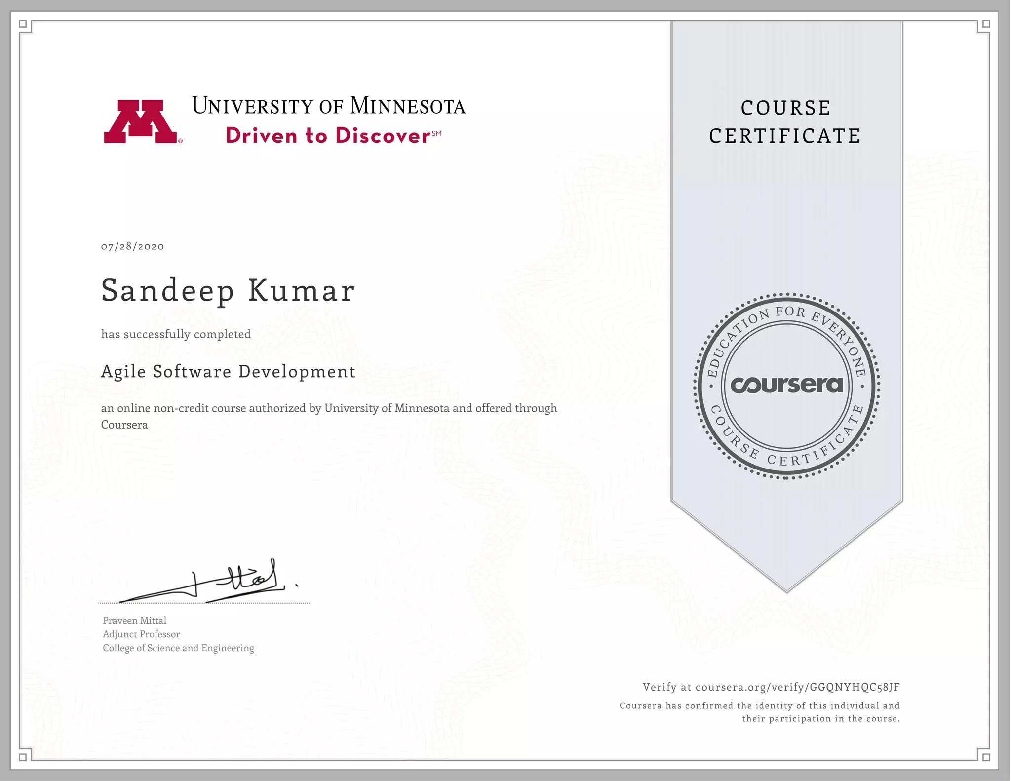 Coursera agile software development | PPT