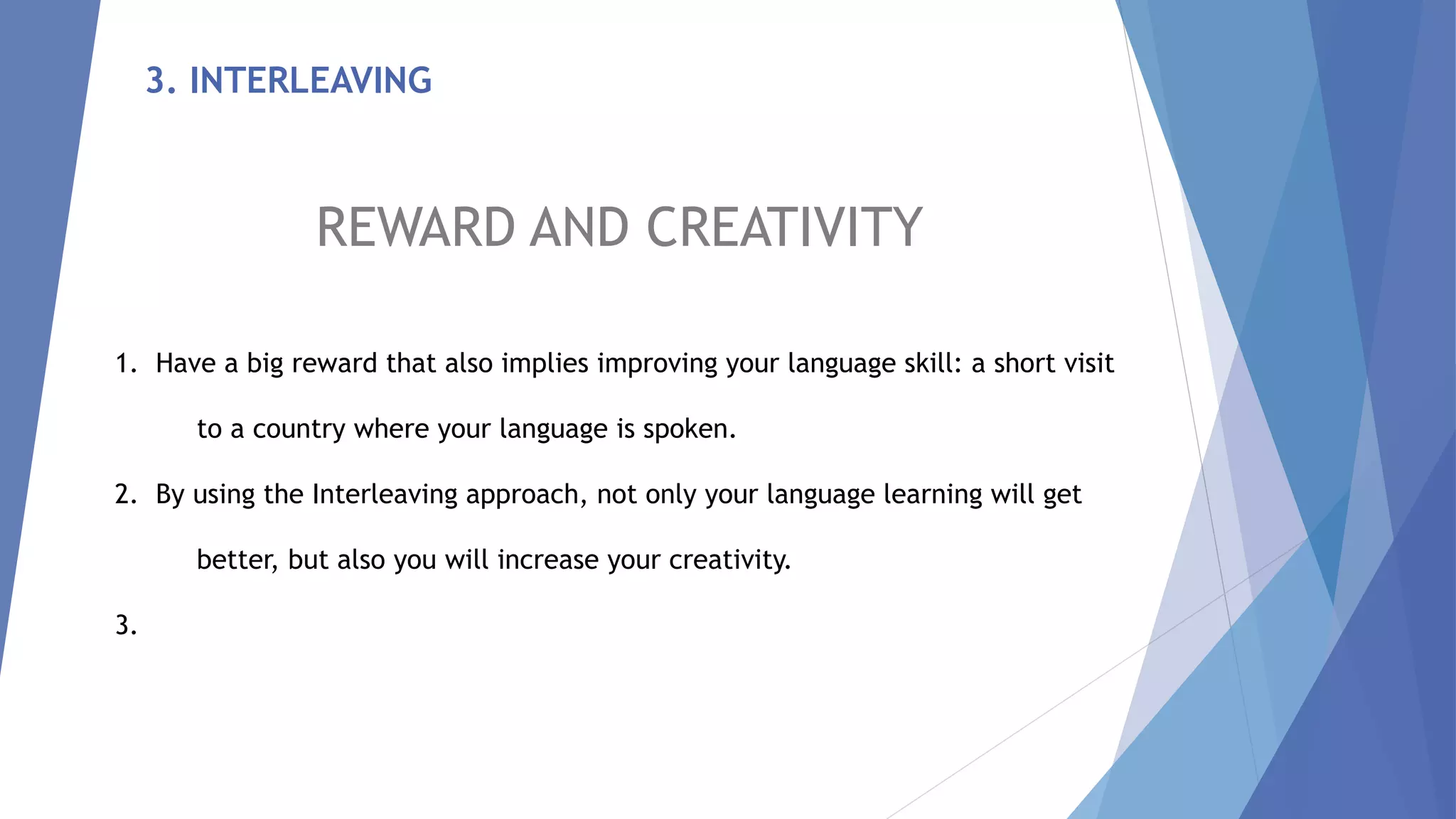 3 Keys to Improve Language Learning | PPT