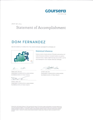 Coursera Certificates | PDF | Education