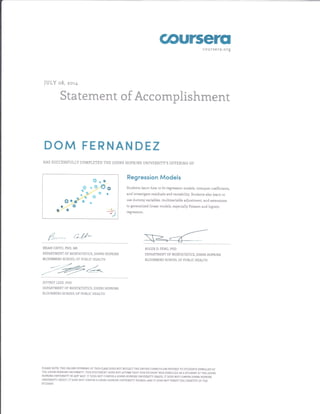 Coursera Certificates | PDF | Education