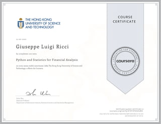 Python and Statistics for Financial Analysis | PDF