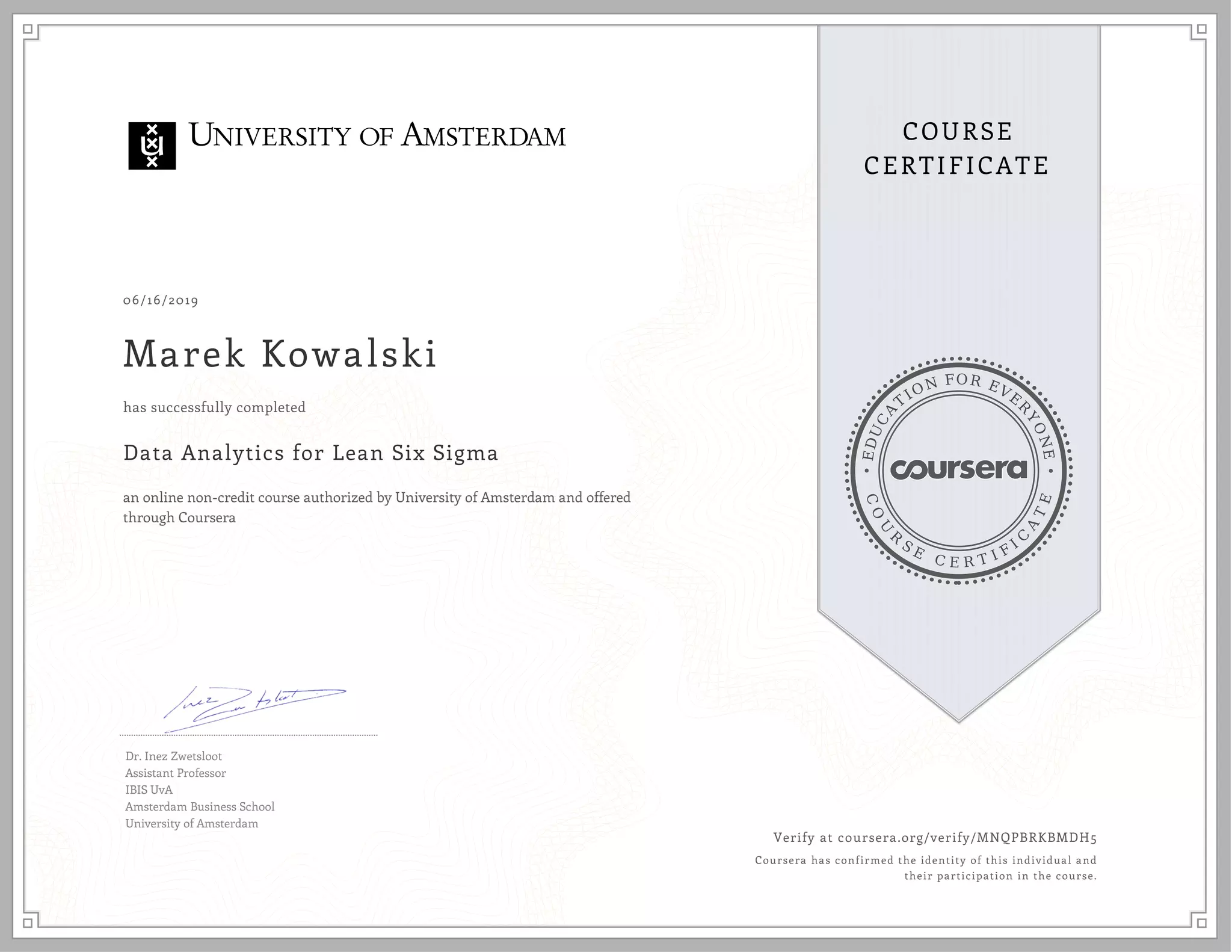 Data Analytics for Lean Six Sigma | PDF