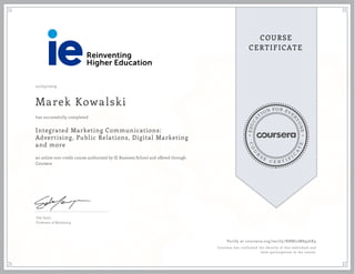 Integrated Marketing Communications | PDF