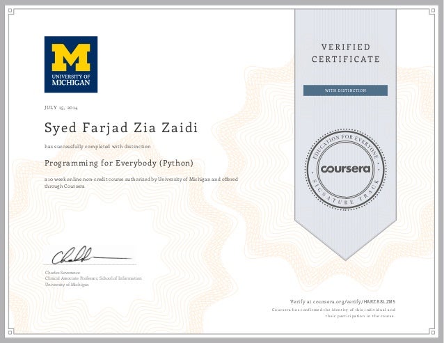Programming For Everybody Python