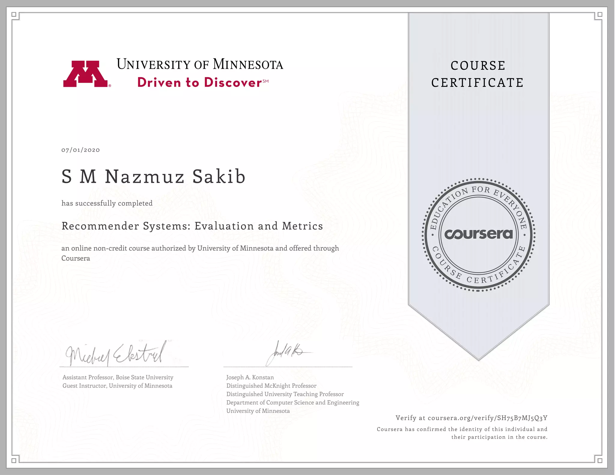 Coursera sh75 b7mj5q3y | PPT