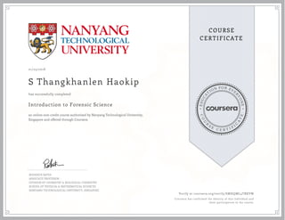 Introduction to Forensic Science | PDF