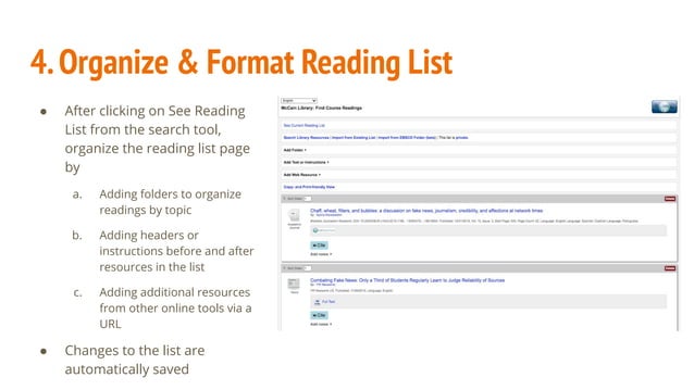Canvas Reading List Tool Ppt