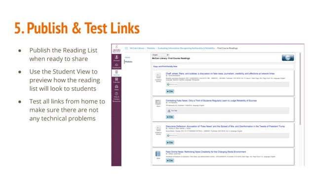 Canvas Reading List Tool | PPT