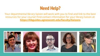 Course Reading Lists : Syllabus Building with Library Resources & Open ...