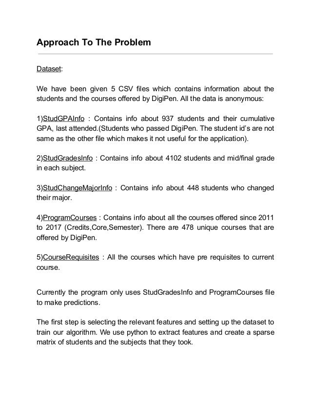 Course recommender system