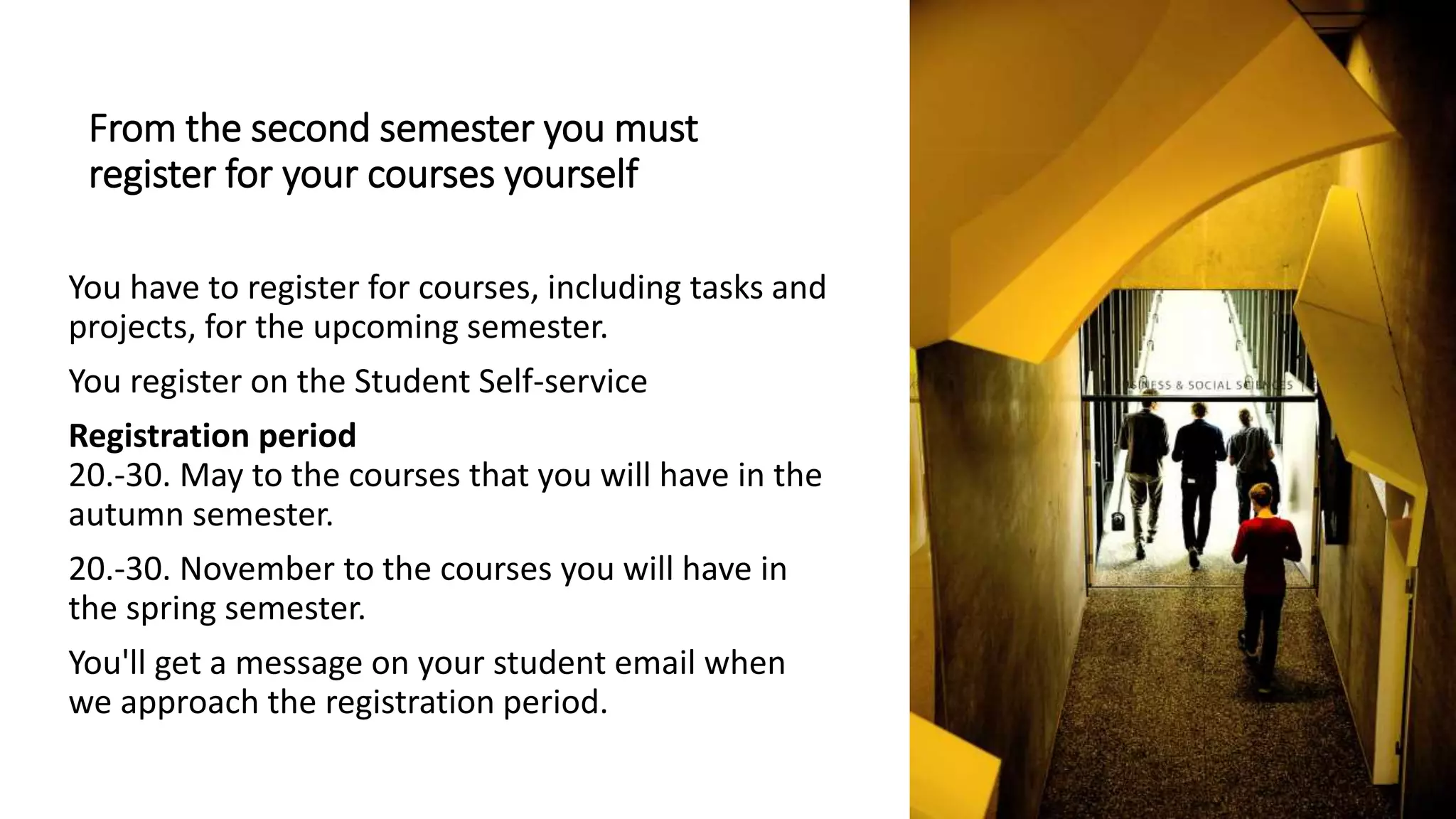Course registration | PPT | Free Download