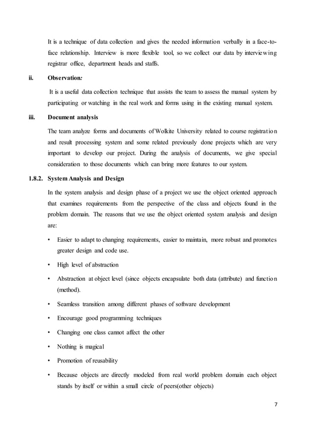 Automated Course Registration And Result Processing System Docx Computing Technology