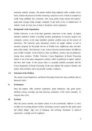 Automated Course registration and Result Processing System | DOCX