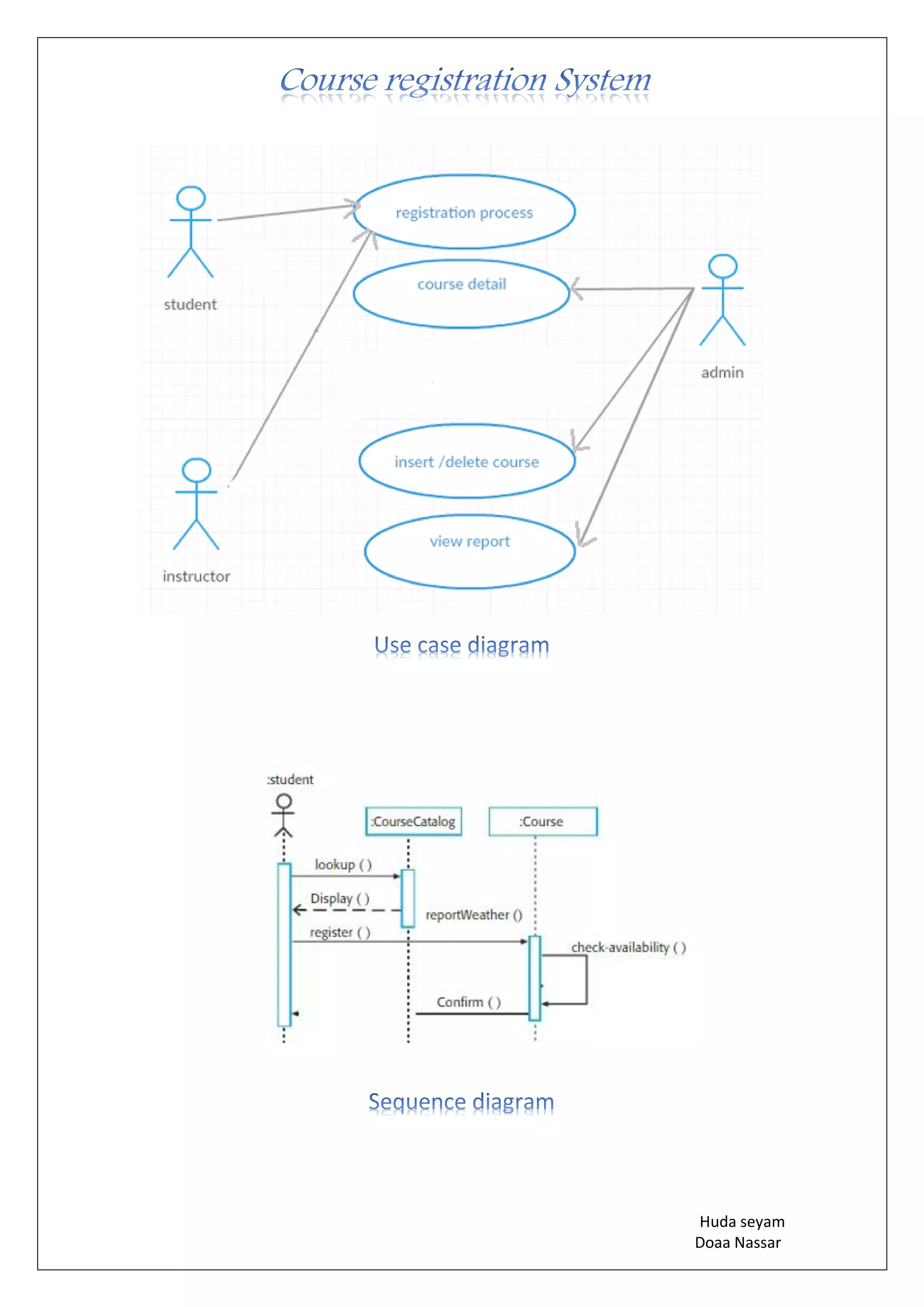 Course registration system | PDF