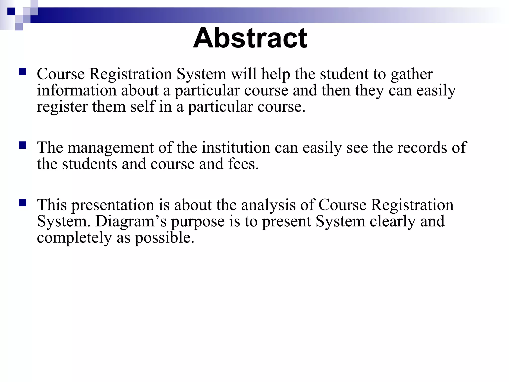 Course registration system dfd | PPT