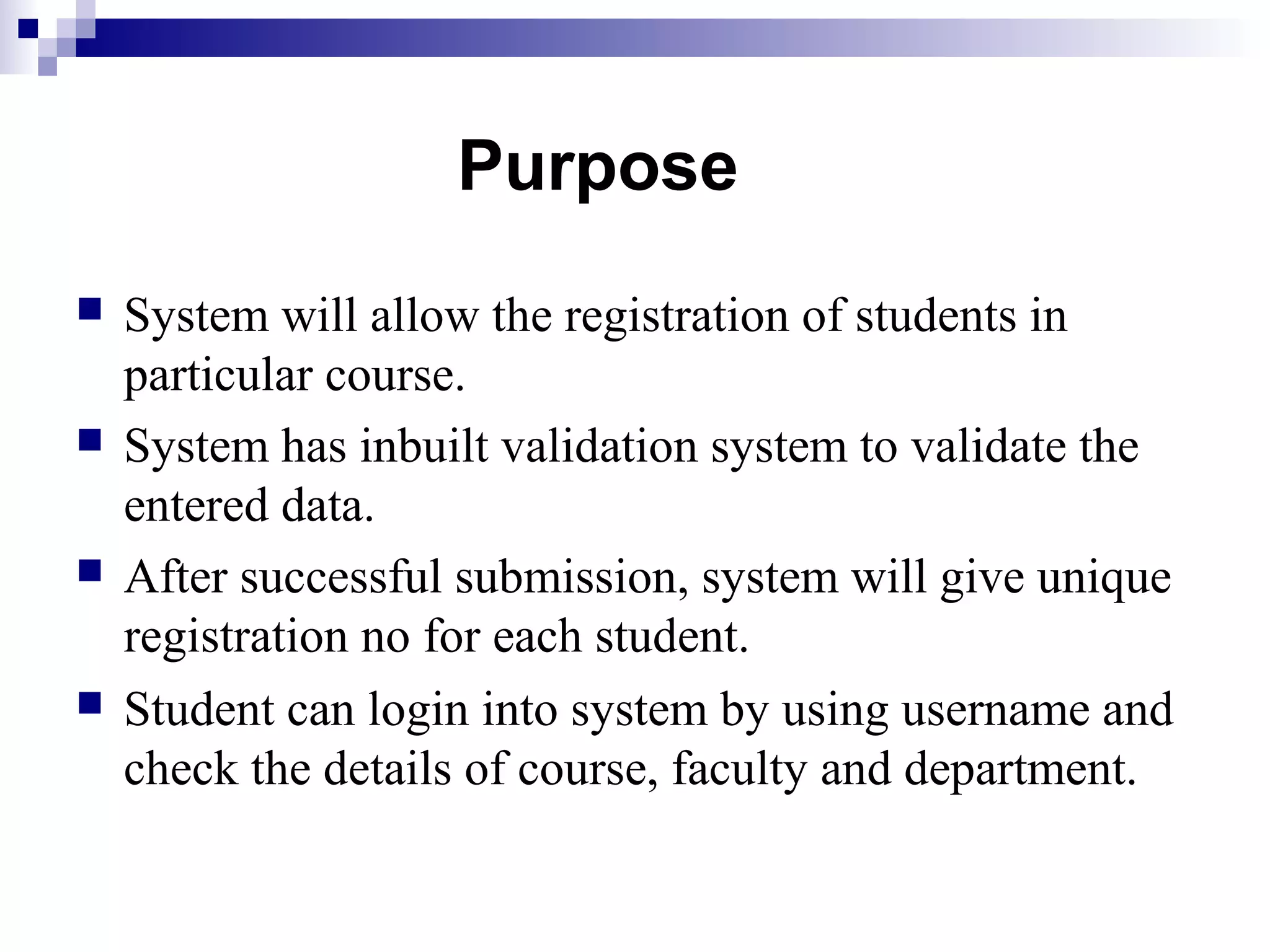 Course registration system dfd | PPT