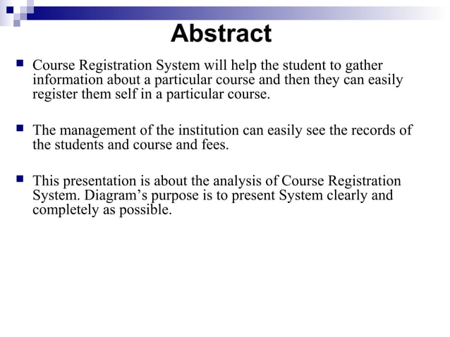 Course registration system dfd | PPT | Education