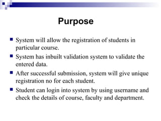 Course registration system dfd | PPT