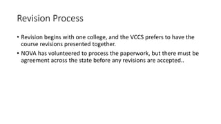 Course revision process | PPT