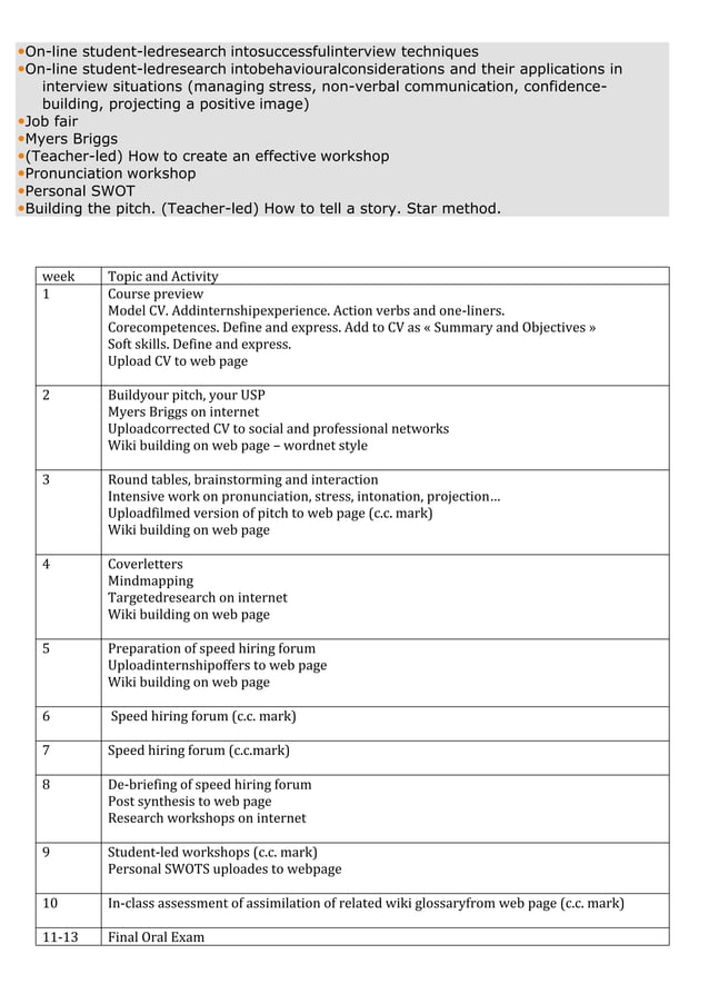 Course road map | PDF