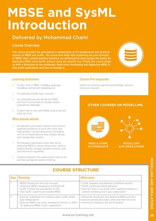 Systems Engineering training brochure | PDF