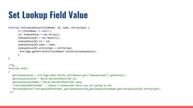 Dynamics 365 CRM Javascript Customization | PPT