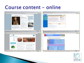 Cources and Education for library staff who work with music: a UK perspective | PPT