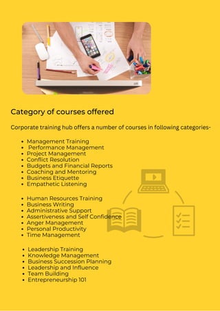 Courses by corporate training hub.pdf
