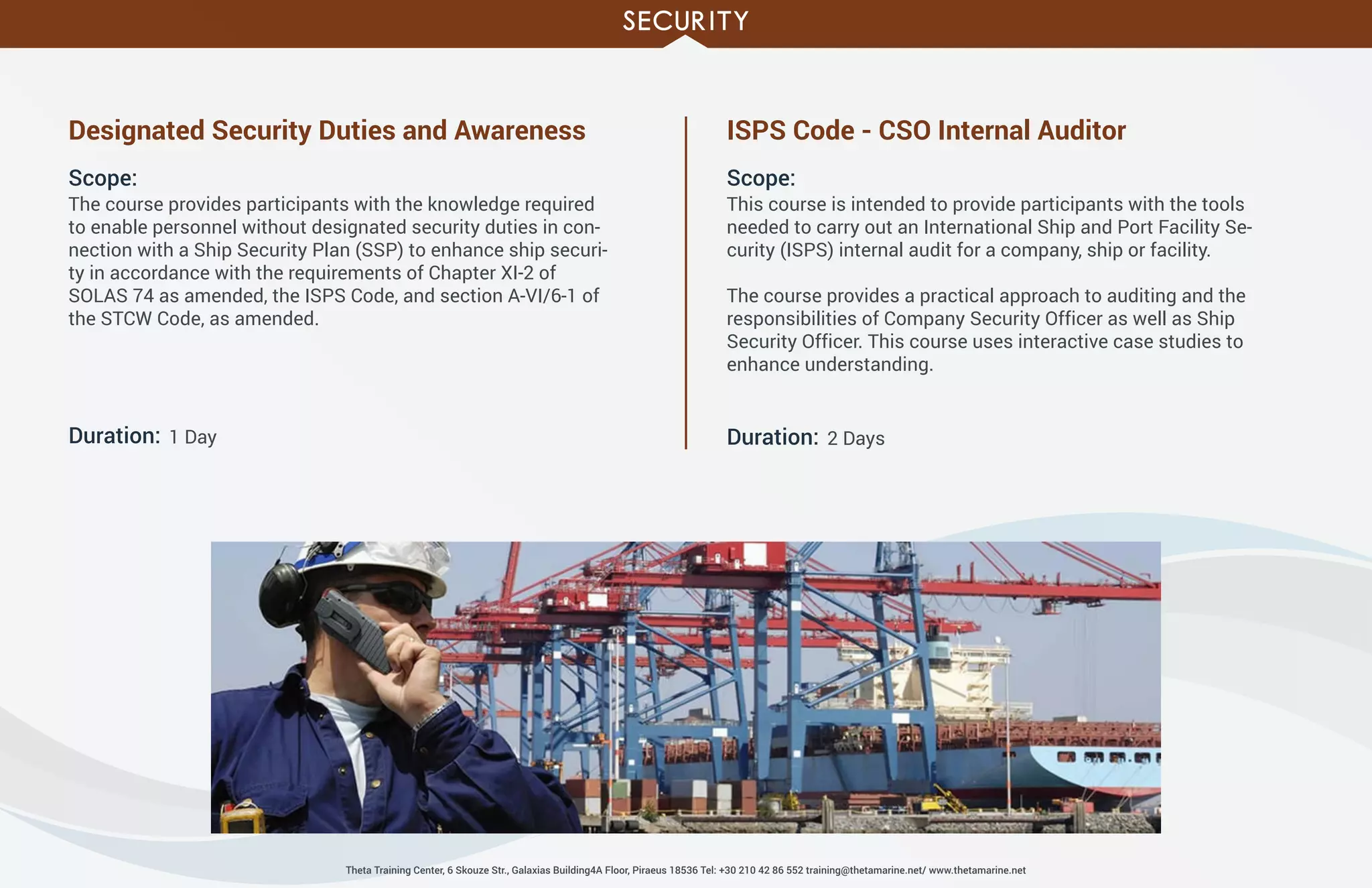 THETA TRAINING CENTER Course Catalog | PDF