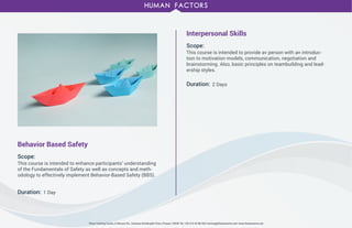 THETA TRAINING CENTER Course Catalog | PDF