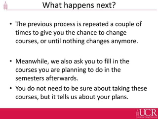Course scheduling plans | PPT