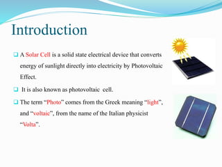 Hydro Photovoltaic Technology- A new approach | PPT