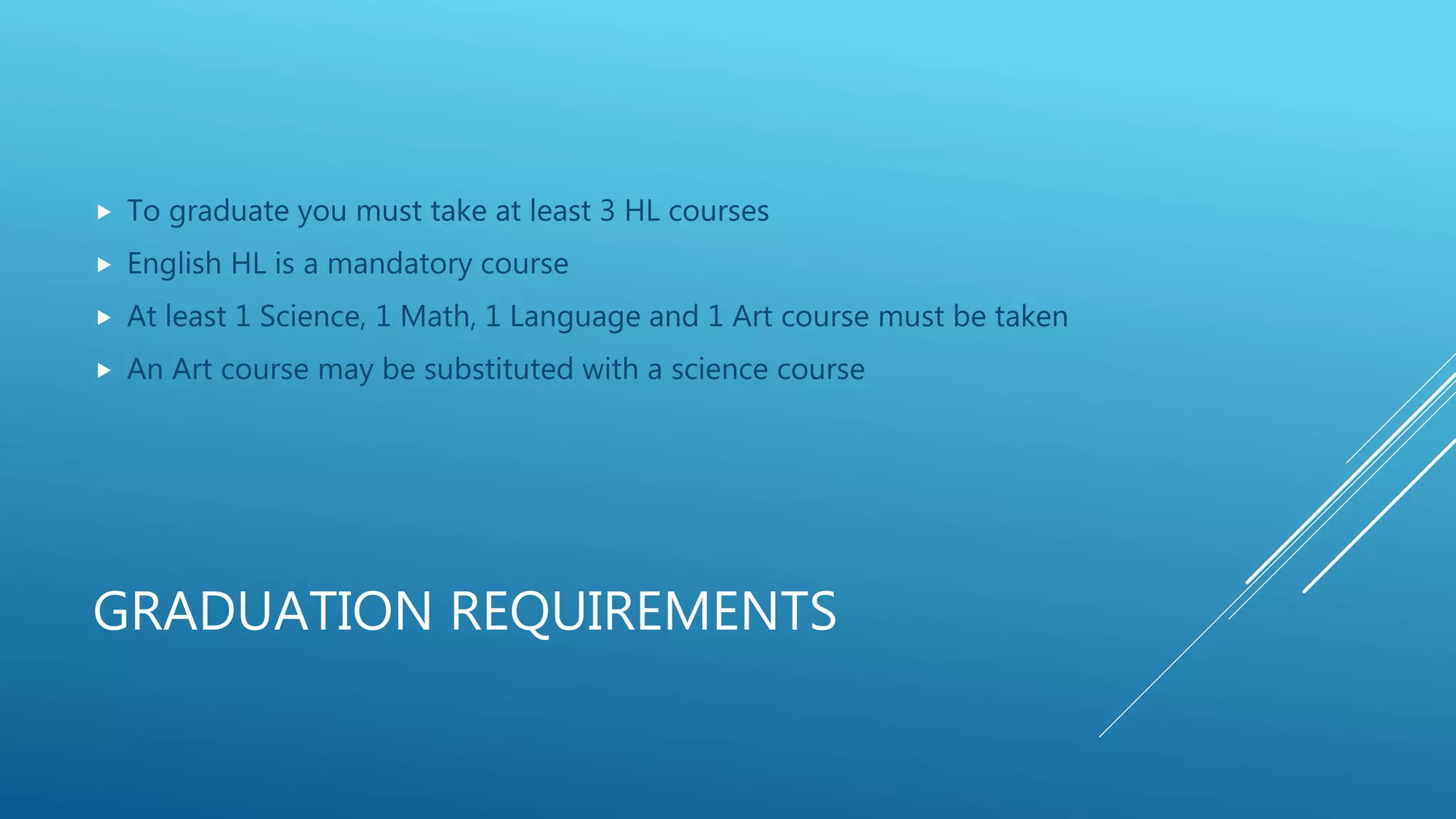 Courses in grade 11 and 12 | PPTX