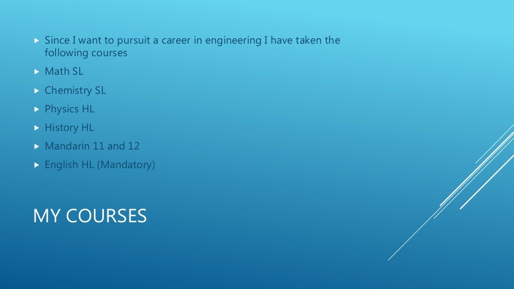 Courses In Grade 11 And 12 Courses In Grade 11 And 12