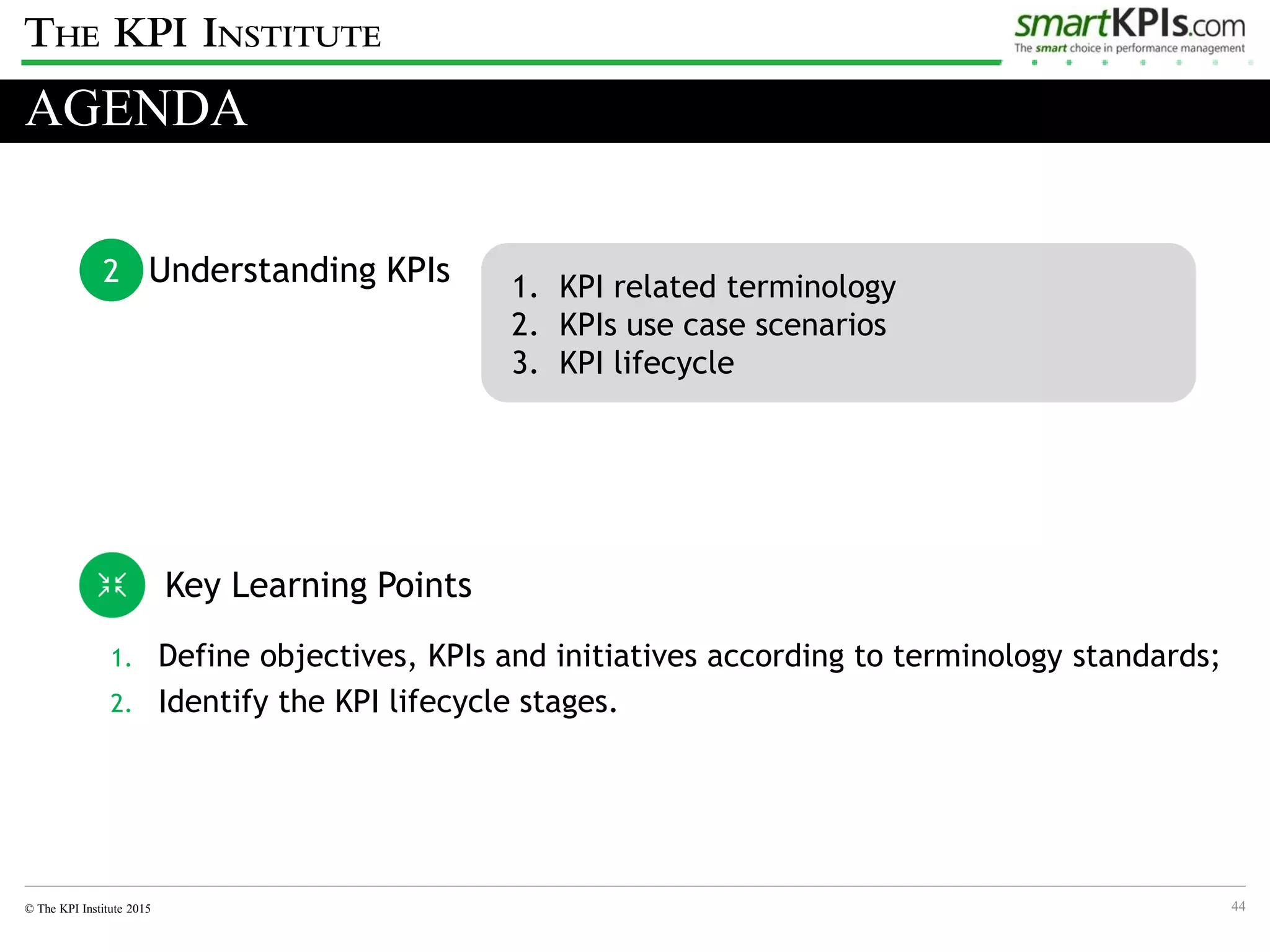 KPI Course slides | PDF