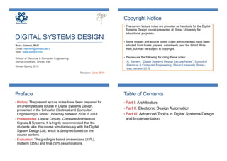 Digital Systems Design | PDF