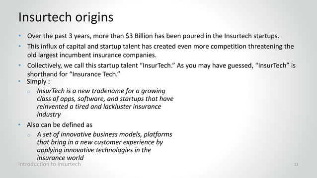A Comprehensive Guide to Insurance Technology - InsurTech | PPTX ...