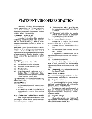 Courses of action cetking must do 50 questions pdf for maharashtra mba ...
