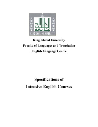 Course specification 011 | PDF