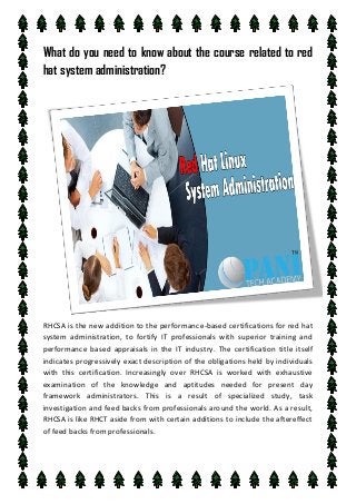 Courses Related to Red Hat System Administration – Things You Should ...